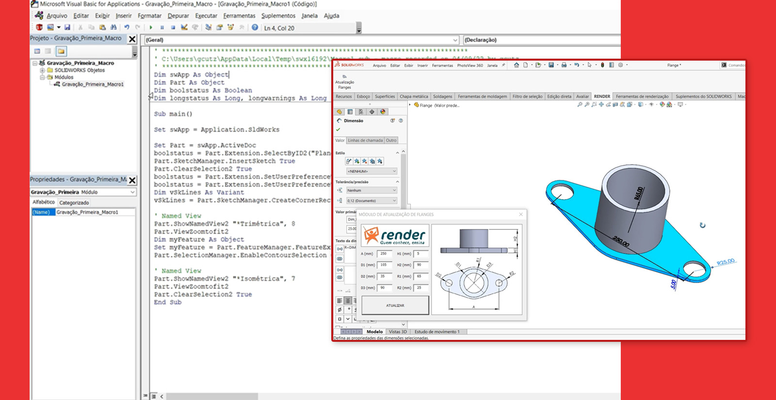 criar macros solidworks – Render Blog